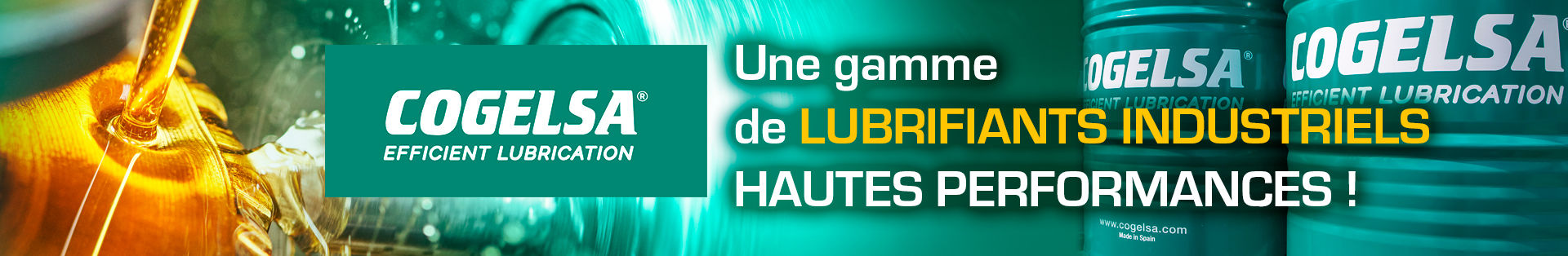 Lubrifiants hautes performances Cogelsa | Lubexcel