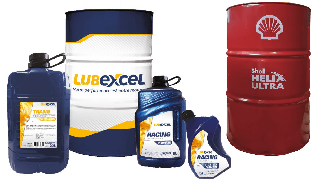 Lubexcel, Shell, Texaco, Panolin oils and greases